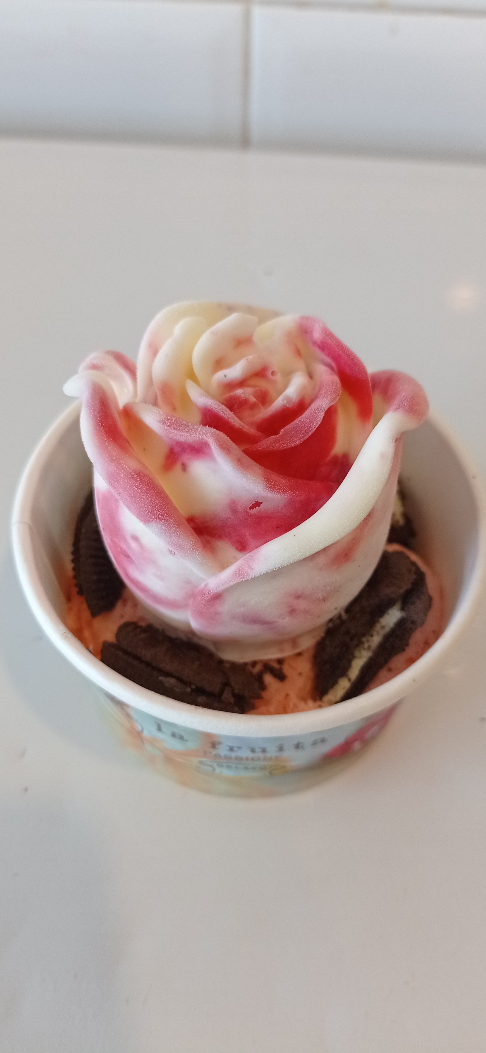 Rose Pot Ice Cream Cake | The Gelato Workshop